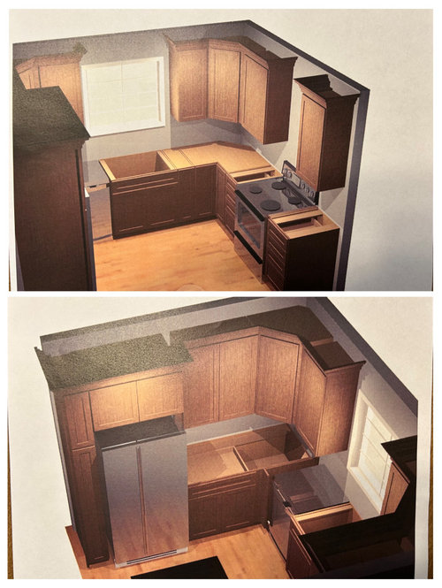 Kitchen layout design help