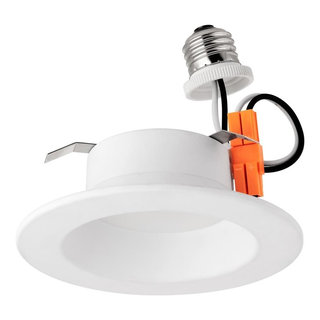 Sunlite LED Retrofit 4" Round Recessed, Medium Base, 10W 4000K Cool ...