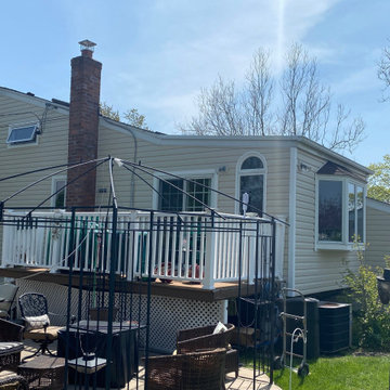 Almond Vinyl Windows Exterior - Photos & Ideas | Houzz