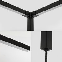 2-Light Modern Minimalist Iron Integrated Plug-In LED Sconce for ...