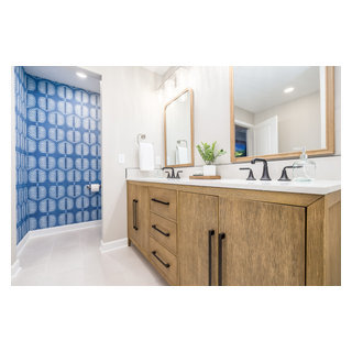 Maple Grove Ensuite Bathroom - Beach Style - Bathroom - Minneapolis ...