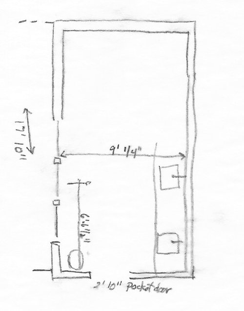 Help with master bath design, toilet placement?
