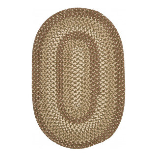 Braxton - Green 10x14, Oval, Braided - Farmhouse - Outdoor Rugs - by ...