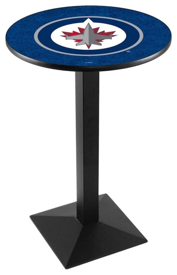 Winnipeg Jets Pub Table, 36"x42" - Contemporary - Indoor Pub And Bistro ...