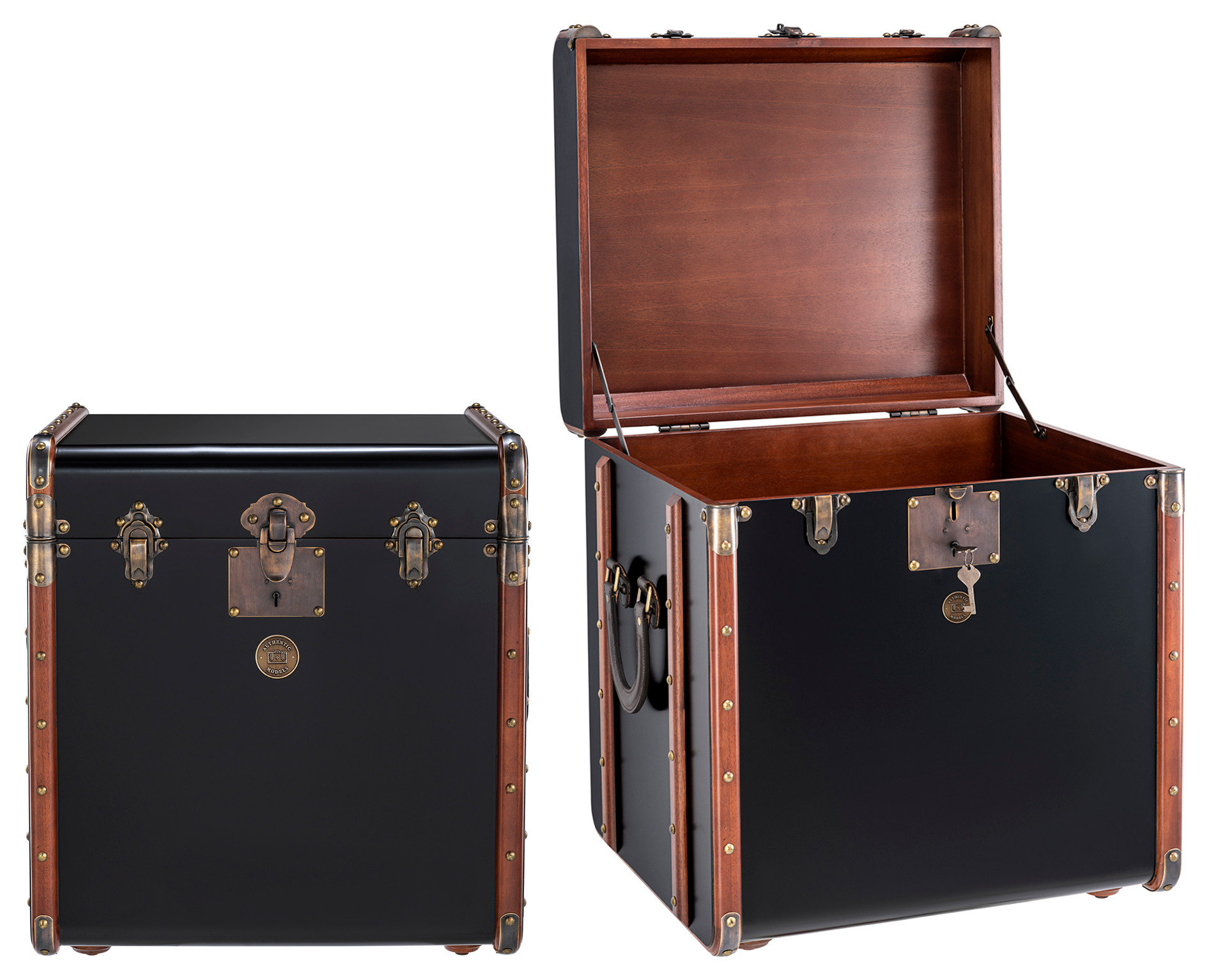 Black Stateroom End Table - Traditional - Side Tables And End Tables ...
