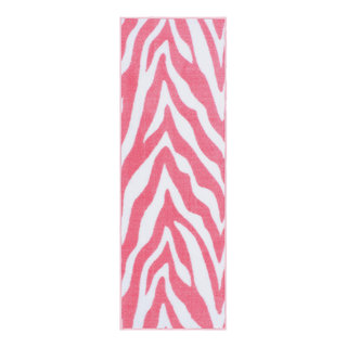 Zebra Light Pink for Dining Room, Area Rug, 6' x 16' - Contemporary ...