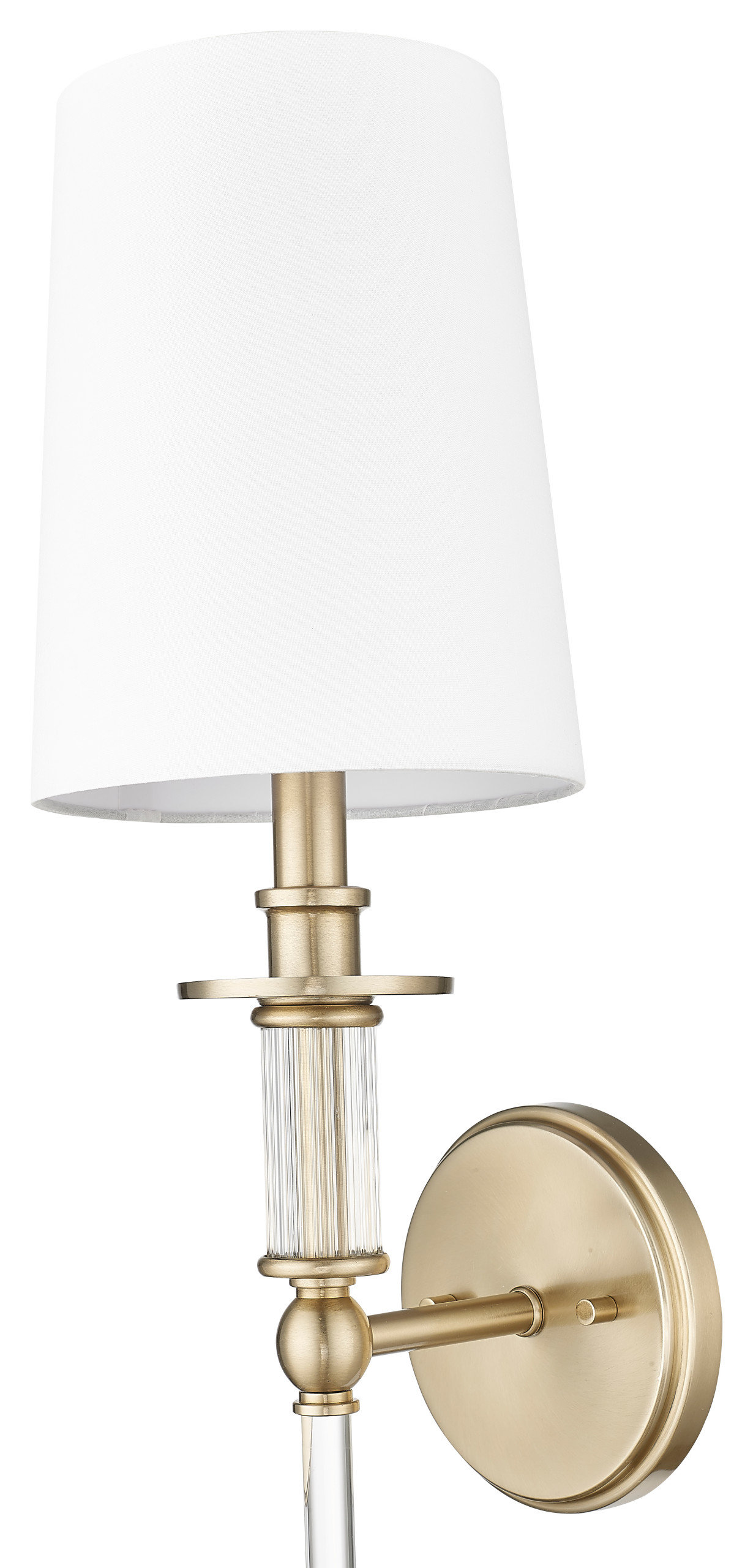 1 Light 6.5" Modern Gold Sconce - Traditional - Wall Sconces - by ...