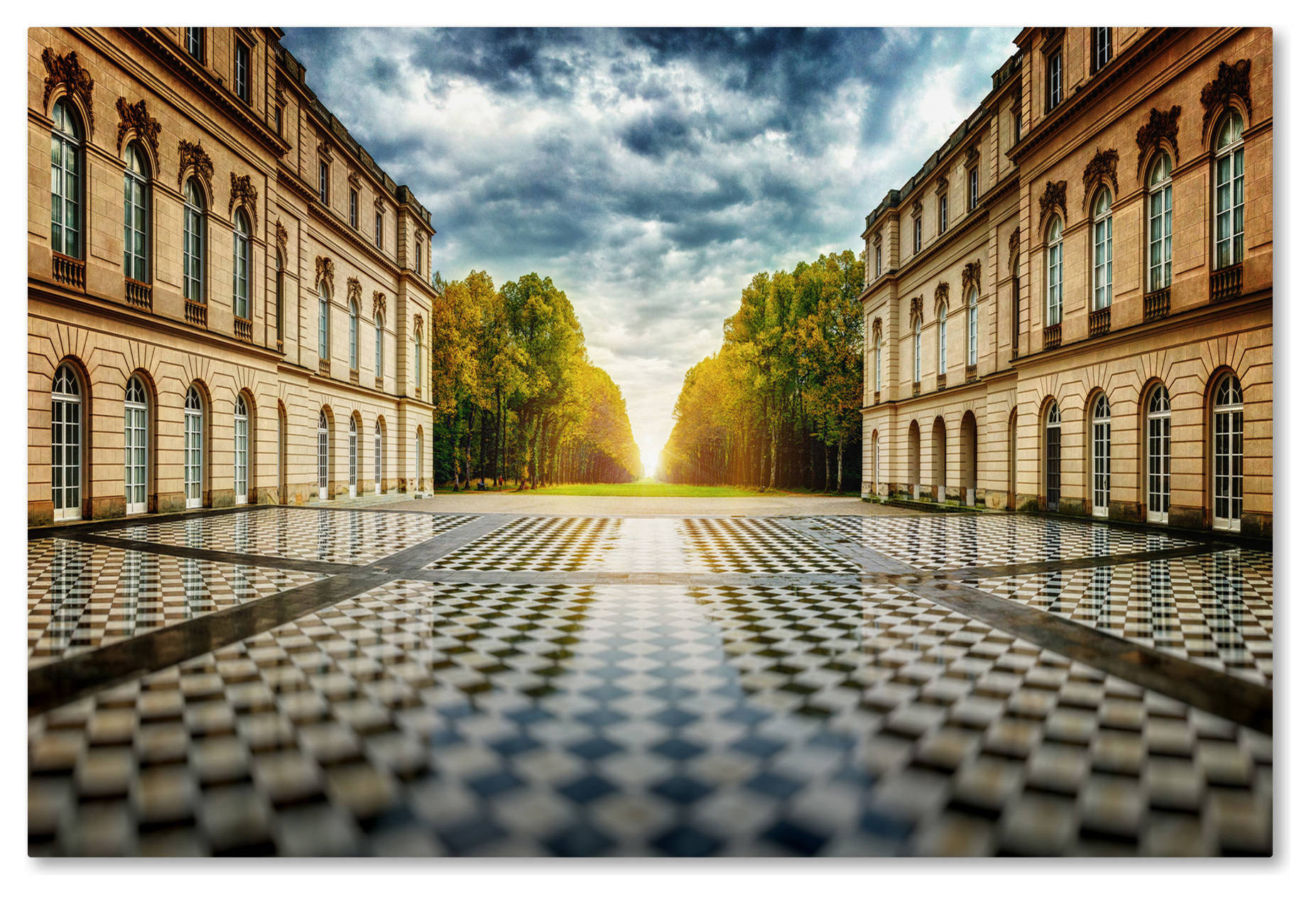 Juan Pablo De Miguel 'Herrenchiemsee Palace.' Canvas Art, 30"x47 ...