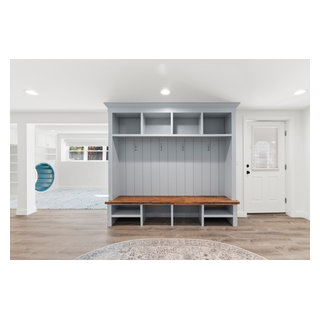 New England Basement Remodel - Beach Style - Entry - Providence - by ...