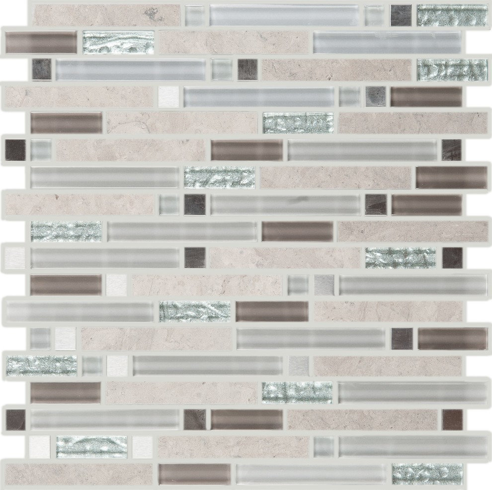 Linear Imagination Mosaic, Tiramisu, Sample - Contemporary - Mosaic Tile - by Unique Design ...
