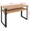 vidaXL Console Table Entryway Table Living Room Side Table Solid Wood ...