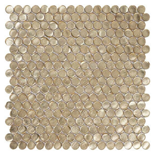 Ronda Gold Tile, 12.2x12.2" - Contemporary - Mosaic Tile - by PARMA ...