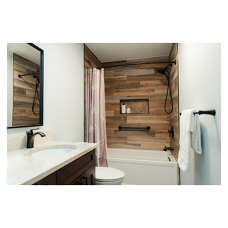 Bothell Nature Oasis - Rustic - Bathroom - Seattle - by Designed Smart ...