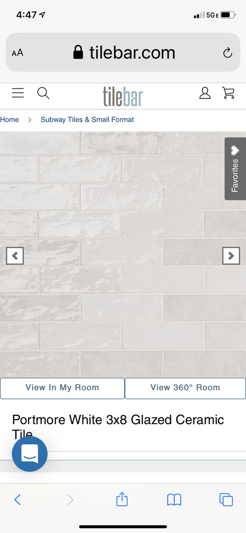 Backsplash help! Tilebar Portmore White | Houzz Forum