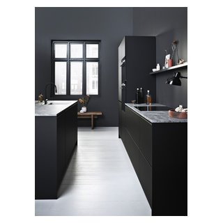 PRATO black - Scandinavian - Kitchen - Copenhagen - by Kvik Denmark | Houzz