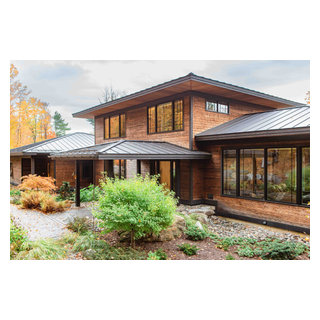 East West House - Rustic - Exterior - Other - by Nakamoto Forestry | Houzz