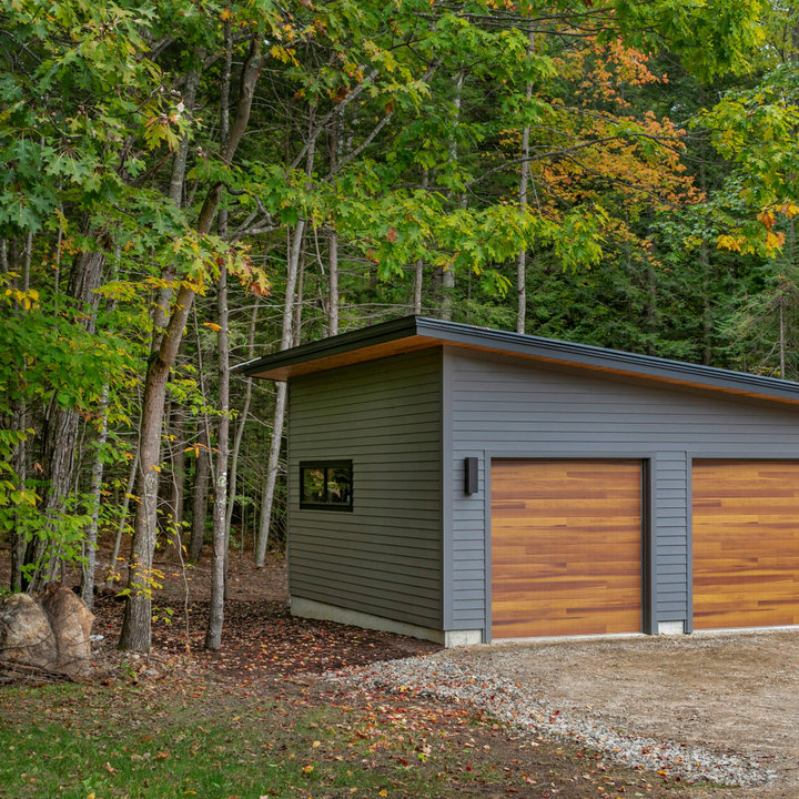 75 Mid-Century Modern Garage Ideas You'll Love - May, 2026 | Houzz