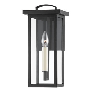 Eden 1 Light Small Exterior Wall Sconce - Transitional - Outdoor Wall ...