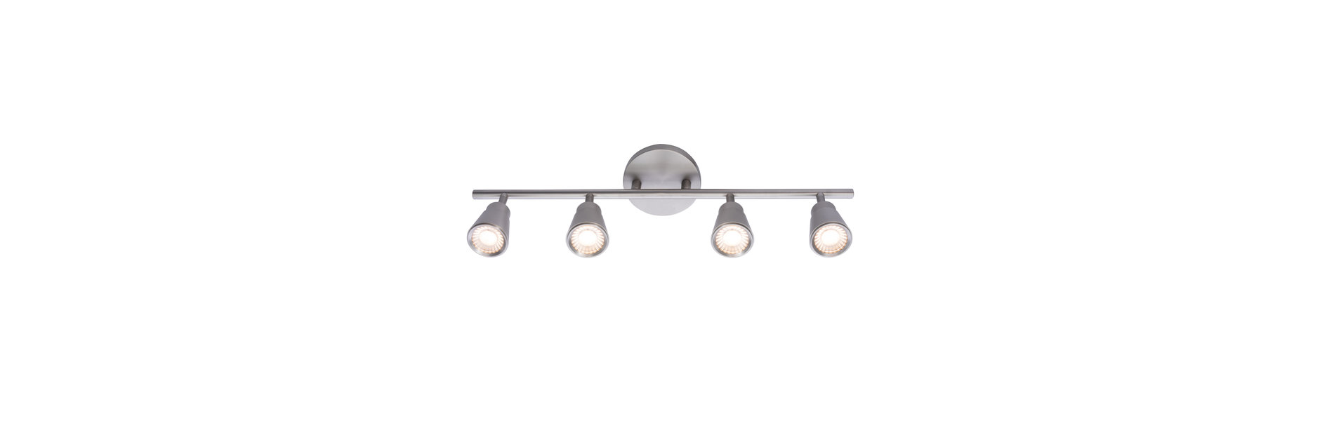 Solo LED Energy Star Fixed Rail, Brushed Nickel - Transitional - Track ...