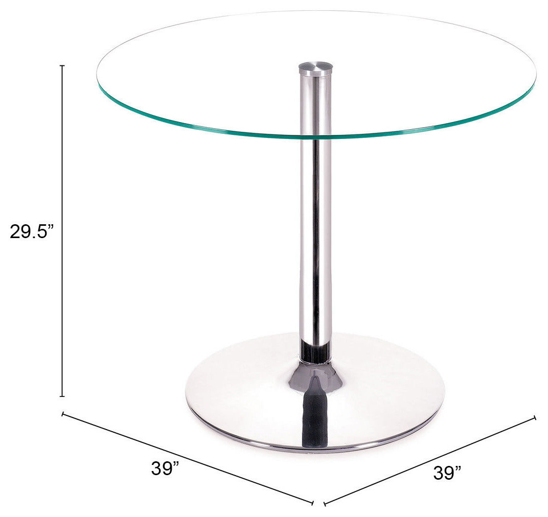 Galaxy Dining Table Chrome - Contemporary - Dining Tables - by PARMA ...