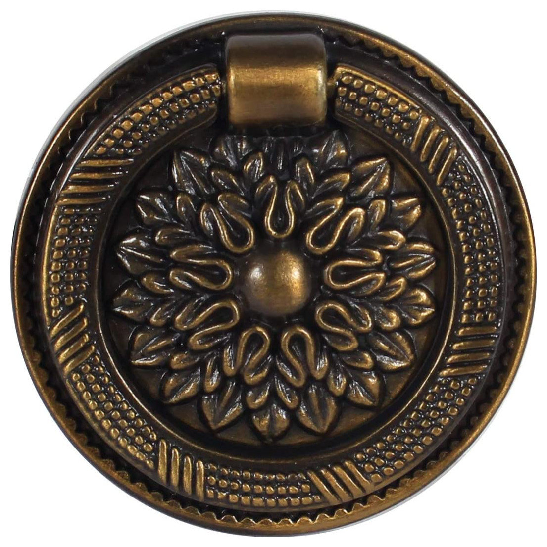 Antique Drawer Pull Ring Cabinet Ring Handle - Industrial - Cabinet And ...