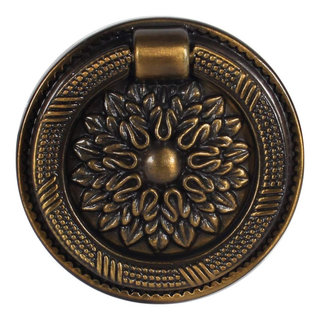 Antique Drawer Pull Ring Cabinet Ring Handle - Industrial - Cabinet And ...