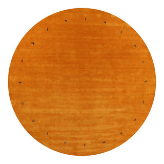 10' Round Persian Gabbeh Handmade Wool Rug - Q15151, 10' 0" X 10' 0 ...