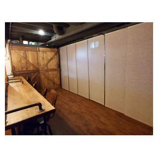 Industrial Urban Loft Basement - Industrial - Basement - Philadelphia ...