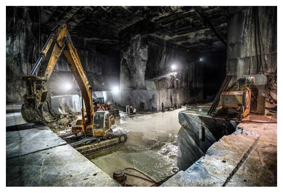 "Marble quarry" Digital Paper Print by Ghizzi Panizza Alberto, 24"x17 ...