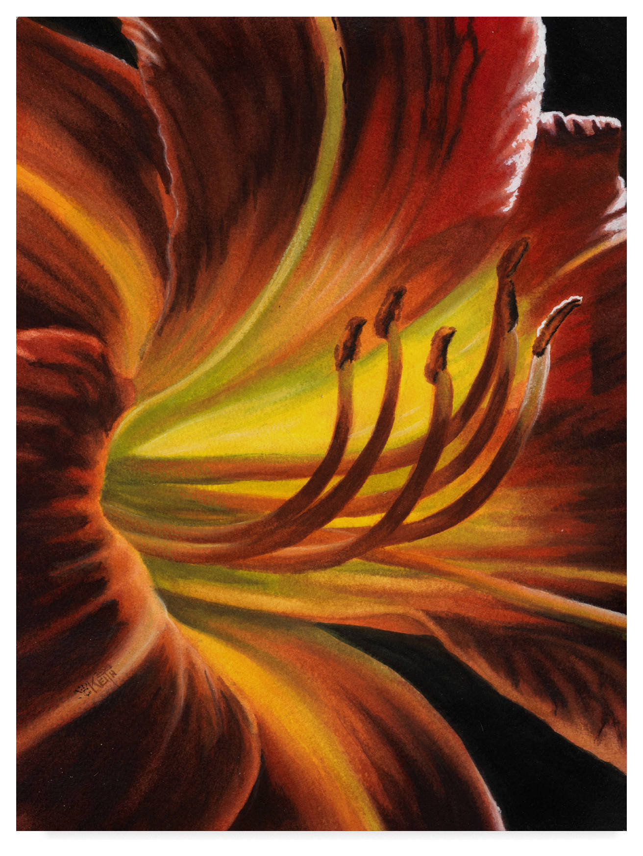 "Tones" by Barbara Keith, Canvas Art, 47"x35" - Contemporary - Prints ...