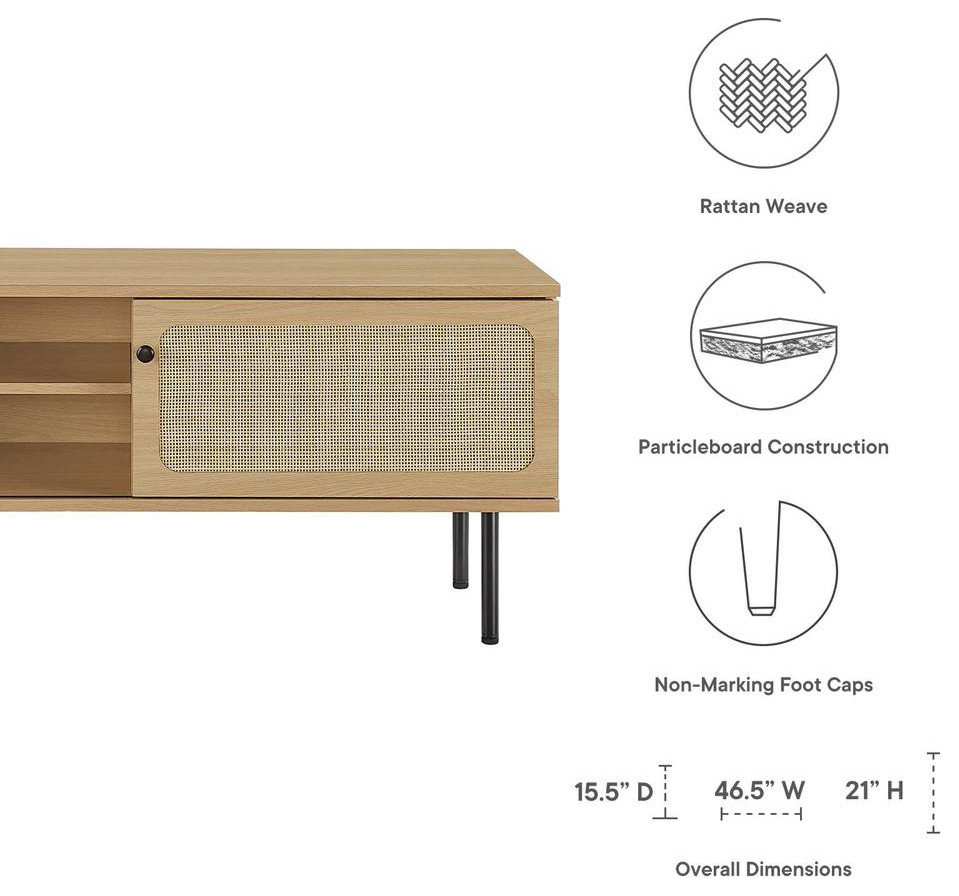 Cambria 47 TV Stand - Contemporary - Entertainment Centers And Tv ...