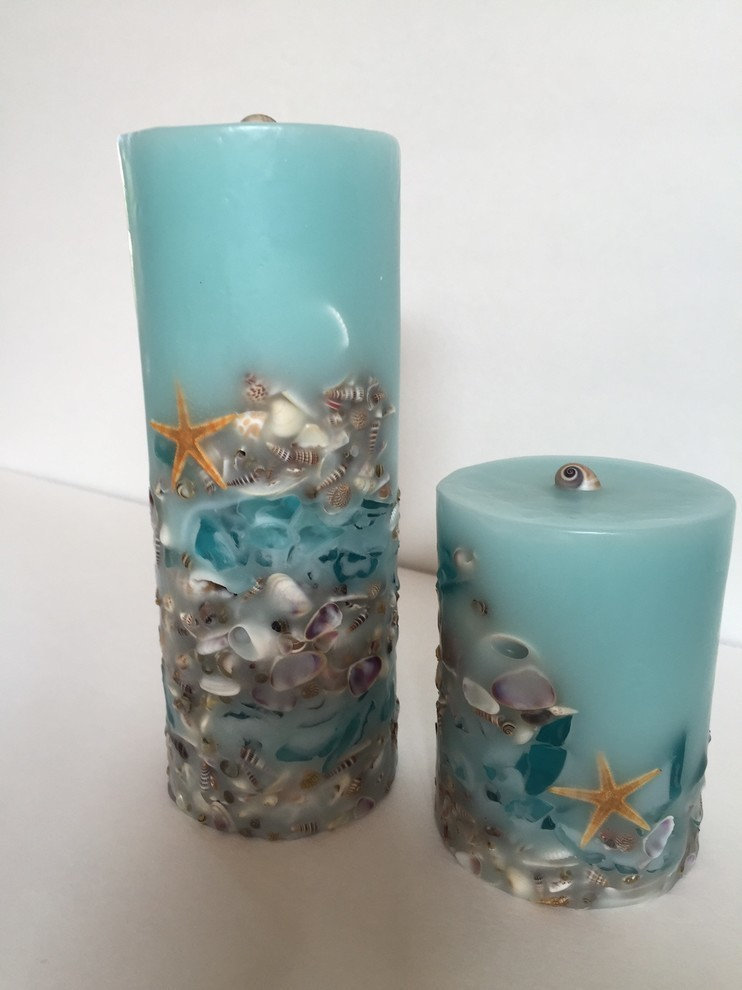Beaches Candle, Small - Beach Style - Candles - by Sealed in Wax | Houzz