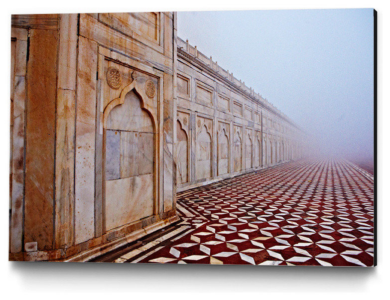 "Shapes Iv" Museum Mounted Canvas Print, 36"x24" - Contemporary ...