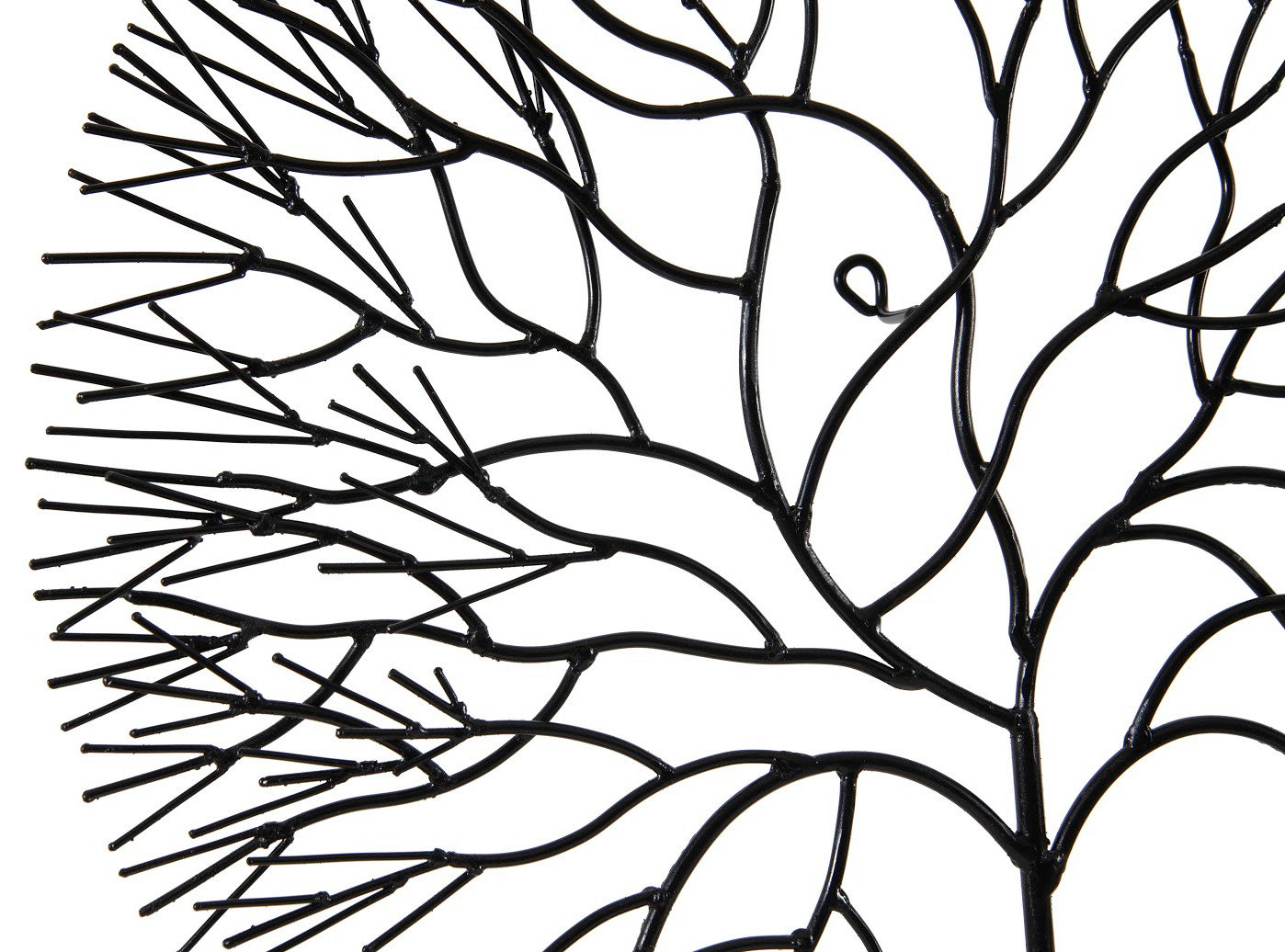Wire Tree Wall Art, Metal, Black, Medium - Contemporary - Metal Wall ...