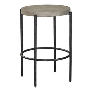 Bergen Counter Stool/Forged Legs - Industrial - Bar Stools And Counter ...