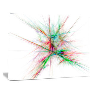 Blue Red Spectrum of Light, Abstract Canvas Art Print, 20"x12"x1 ...