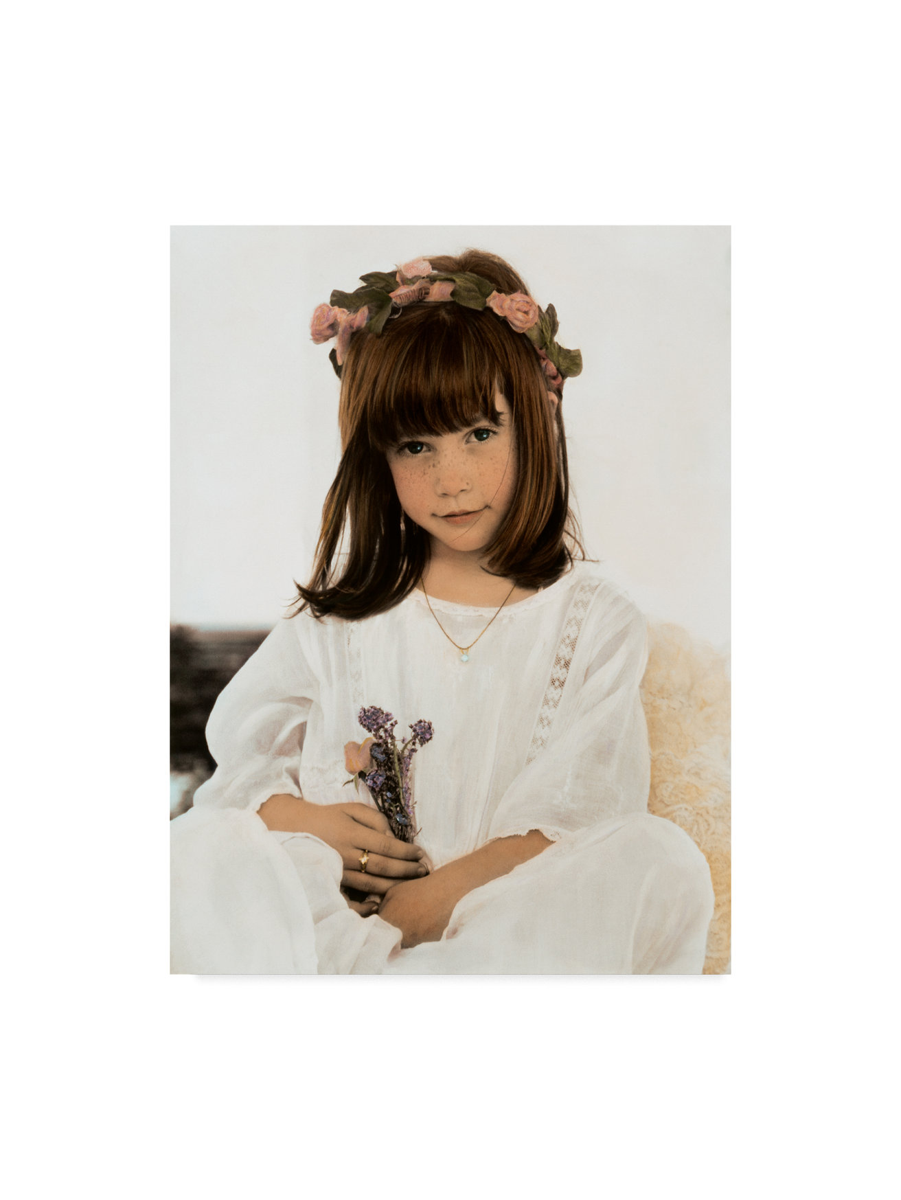 Sharon Forbes 'Angel Face' Canvas Art, 47"x35" - Contemporary - Prints ...