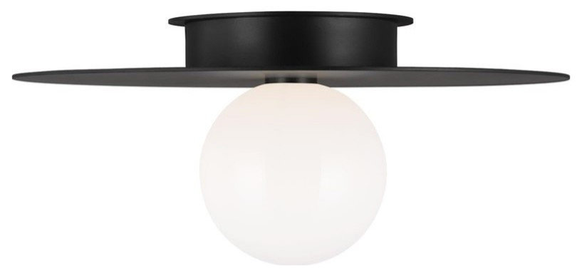 Kelly By Kelly Wearstler Nodes 1-Light Large Flush Mount, Midnight ...