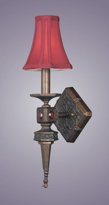 ELK LIGHTING 2230/1 Tower Of London Collect. Royal Mahogany Finish ...
