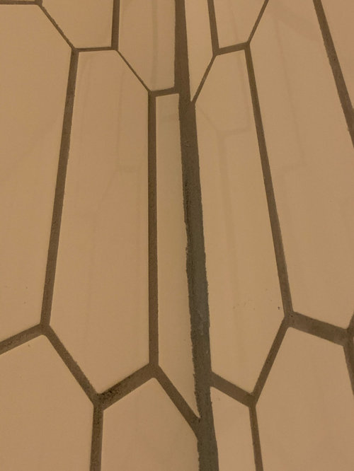 Is this a bad grout / tile job?