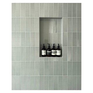 Quick Ship Puget Sound Shower Tile - Scandinavian - Bathroom - Los ...