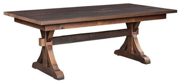 Bristol Dining Table, Reclaimed Barnwood, 48x78 With 2 Breadboard ...