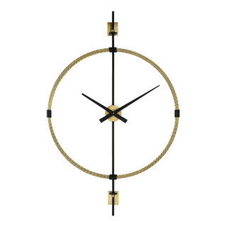 Uttermost Time Flies Modern Wall Clock - Contemporary - Wall Clocks ...