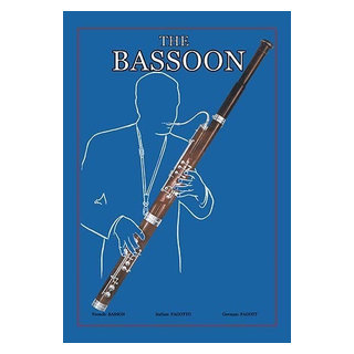 The Bassoon, 20" x 30" - Traditional - Prints And Posters - by ...