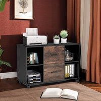 Tribesigns 2 Drawer File Cabinet, Large Mobile Printer Stand with Storage - Transitional ...