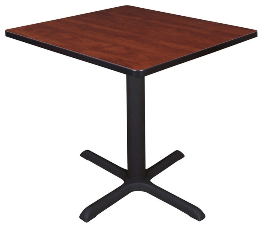 Cain 30" Square Breakroom Table, Cherry, 30" - Contemporary - Dining ...