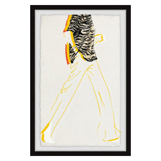 "Brisk Walking" Framed Painting Print, 24x36 - Contemporary - Prints ...