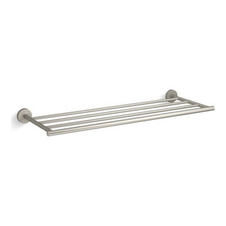 Kohler Elate Hotelier, Vibrant Brushed Nickel - Contemporary - Towel ...
