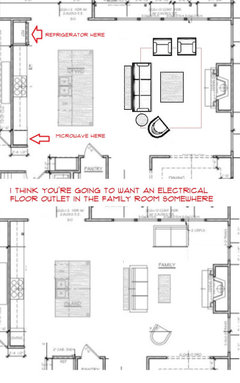Asymmetrical Kitchen Cabinets