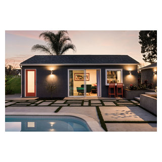 Tropical Modernism - ADU, Backyard remodel and an Addition in Burbank ...